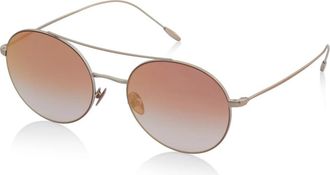 Armani Runde Sonnenbrille - - Accessories - Damen - Grau - ONE SIZE
