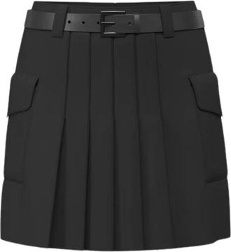 Guess Gonna Corta Skirt - Femme - Jupes - Noir - Taille: 36 FR