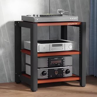 Generic 2/3/4/5-stufiges Audio-Rack Mit Plattenspielerst&auml;nder, AV-Komponenten-Medienst&auml;nder, Tower-Player-St&auml;nder, Heimstereo-Racksystem Mit H&ouml;henverstellbare