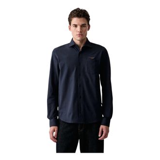 Aeronautica Freizeithemd - - Shirts - Herren - Blau - L