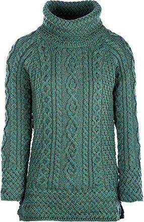 Walker and Hawkes Pull en Laine m&eacute;rinos Whitemore - Femme - Vert Sauge - L