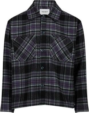 Carhartt Work in Progress Chemise manches longues &agrave; carreaux en tweed