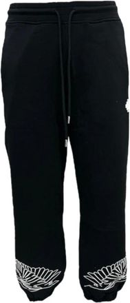 Marcelo Burlon Homme, Pantalons, Noir, Taille: XL Slim Fit Pantalons