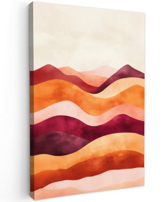 MuchoWow &copy; Wandbilder Klein 20x30 cm Mini Schlafzimmer Home Deko Wohnung Bild Wohnzimmer Fotoleinwand Wand Bilder Leinwand Wall Decor Abstrakt - Landschaft - W