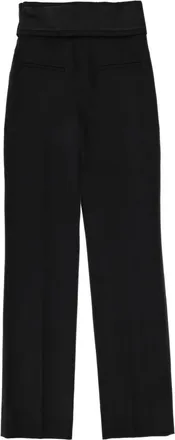 Alexander McQueen Wool Tailored Trousers - Black