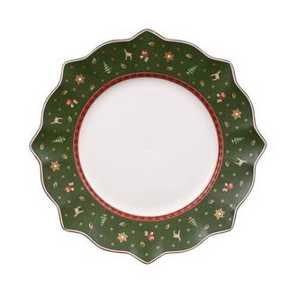 Villeroy & Boch Toys Delight Assiette plate verte, 29 cm, Porcelaine Premium