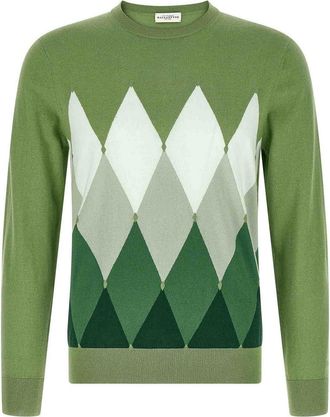 Ballantyne Pull Col Rond - Vert