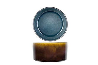 Cosy & Trendy 4 Schalen aus Porzellan, Quintana, Blau, D14 x H 8 cm