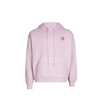 Carhartt Work in Progress Kapuzenpullover aus Baumwolle in Rosa