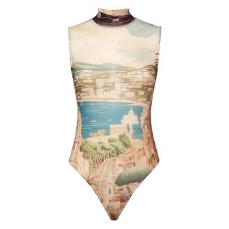 Philipp Plein Femme, Tops, Multicolore, Taille: 40 FR Body Sleeveless Racing