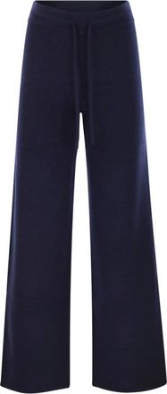 MC2 Saint Barth Femme, Pantalons, Bleu, Taille: 36 FR Cambon Knit Trouser