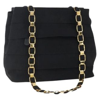 Ferragamo Sac bandouli&egrave;re en toile Pre-owned - Femme - Pre-owned - Bleu - Taille: ONE Size