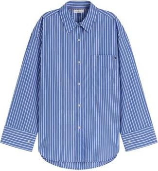 Tommy Hilfiger Chemise ray&eacute;e &agrave; ourlet arrondi en coton