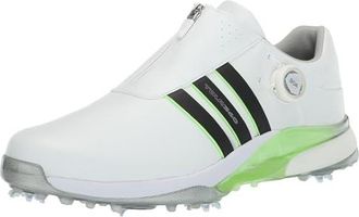 adidas Chaussures de golf Tour360 24 Boa pour homme, Footwear White Core Black Green Spark, 42 2/3 EU