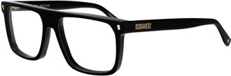 Dsquared2 Homme, Accessoires, Noir, Taille: 55 MM 0182 Optical Frame