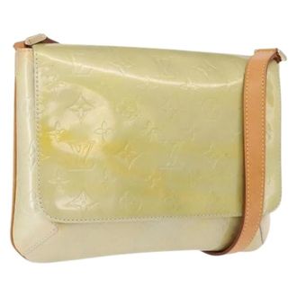 Louis Vuitton Sac d&eacute;paule vintage en cuir verni Pre-owned - Femme - Pre-owned - Jaune - Taille: ONE Size