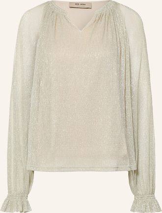 Mos Mosh Mos Mosh Blusenshirt Mmximena Glam Mit Glitzergarn gold