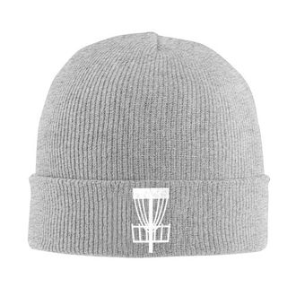 Generic Disc Golf R&eacute;tro Vintage Unisex Bonnet De P&ecirc;cheur Souple Watch Cap Confortable Bonnets Tricot&eacute; pour Course &Agrave; Pied Randonn&eacute;e Toutes Les Saisons