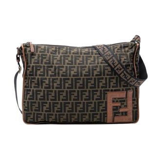 Fendi Sac bandouli&egrave;re imprim&eacute; Pre-owned - Femme - Pre-owned - Brun - Taille: ONE Size