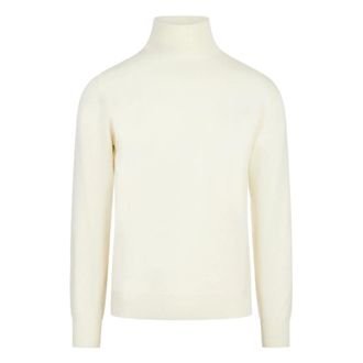 Paolo Fiorillo Lang&auml;rmliger Rollkragenpullover - - Knitwear - Herren - Beige - 2XL