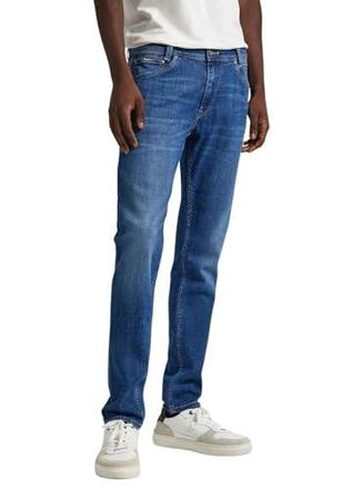 Pepe Jeans London Tapered Extensible Cinq Poches PM207391 Jeans, Bleu (Denim-HT5), 32W / 32L Homme