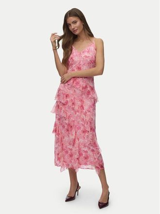 Vero Moda Abendkleid Smilla 10346307 Rosa Regular Fit