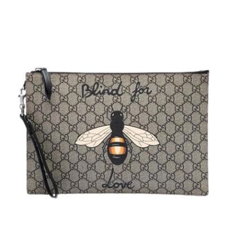 Gucci Sac pochette vintage Pre-owned - Femme - Pre-owned - Beige - Taille: ONE Size