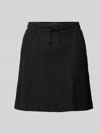 Ichi Minirock aus Leinen-Viskose-Mix Modell LINNO