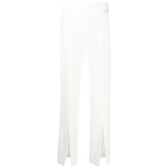 SIMKHAI Femme, Pantalons, Blanc, Taille: 42 FR Pantalon Casual Blanc avec Fente