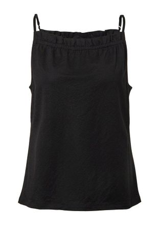 Comma Muskelshirt T-Shirt Ausgestelltes Tanktop aus Viskosemix