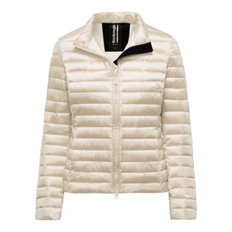 Bomboogie Femme, Vestes, Gris, Taille: 44 FR Bright Nylon Jacket with Synthetic Padding