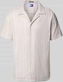 Tommy Jeans Regular Fit Freizeithemd mit Allover-Muster