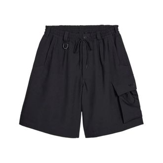 Yohji Yamamoto Homme, Shorts, Noir, Taille: S Short Cargo Uniforme de Sport