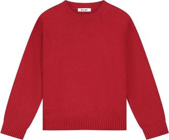 Olaf Hussein Pull en maille essentiel - Homme - Pulls - Rouge - Taille: M