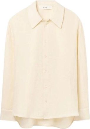 S&eacute;fr Femme, Blouses et Chemises, Beige, Taille: 44 FR Wes Shirt