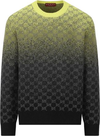 Gucci Pullover mit Farbverlauf - Gr&uuml;n