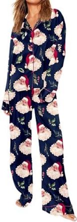 Generic Tenues da&eacute;roport pour femmes 2026 - Couleur unie - Tendance - D&eacute;contract&eacute; - Sans bretelles - Pantalon sans manches - Surv&ecirc;tement pour femme, bleu mari