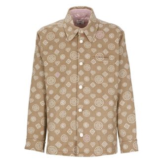Casablanca Monogram Wolljacke - - Jackets - Herren - Braun - L