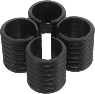 Hemobllo 4 St&uuml;ck rutschfeste Runde M&ouml;belgleiter aus Kunststoff U f&ouml;rmige Stuhlbeinkappen f&uuml;r Strand und Gartenst&uuml;hle Bodenschoner f&uuml;r Gras und Terrassenboden