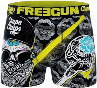 Freegun Boxer Homme Microfibre Sucette Candy (S, Skull CC9)