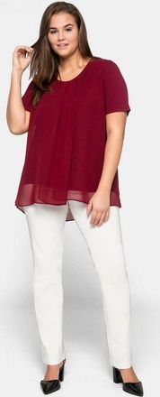 Sheego T-Shirt Blusenshirt. im Lagenlook