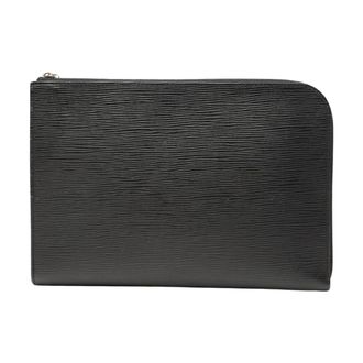Louis Vuitton Pre-owned Pochette zipp&eacute;e en cuir - Femme - Pre-owned - Noir - Taille: ONE Size