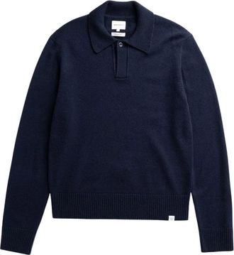 Norse Projects Homme, Tops, Bleu, Taille: S Ristinge Merino Polo