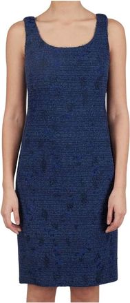 Kiton Femme, Robes, Bleu, Taille: 42 FR Robe Textur&eacute;e