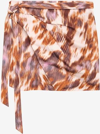 Isabel Marant Jupe Berenice - Femme - &Eacute;cru-ocre - Taille XS - Marant &Eacute;toile