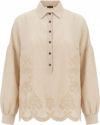 Kiton Femme, Blouses et Chemises, Blanc, Taille: 36 FR Camicia