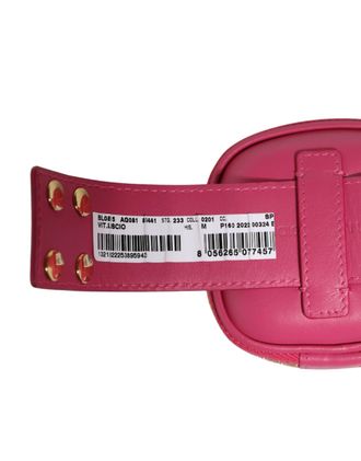 Dolce & Gabbana 3D Logo-Embroidered Calf Leather Coin Purse - Pink