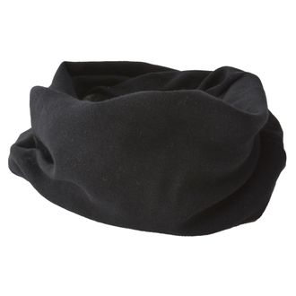Charm by Casualbox Bio-Baumwolle Multifunktionstuch Stirnband - Beanie Loop Schal Halstuch Schwarz & Dunkelgrau