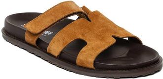 Steve Madden Manu - Sandales &agrave; brides en daim - Cognac-Brown