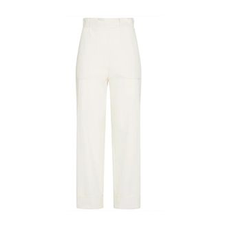 Max Mara Palio Cropped Hosen - - Trousers - Damen - Wei&szlig; - M